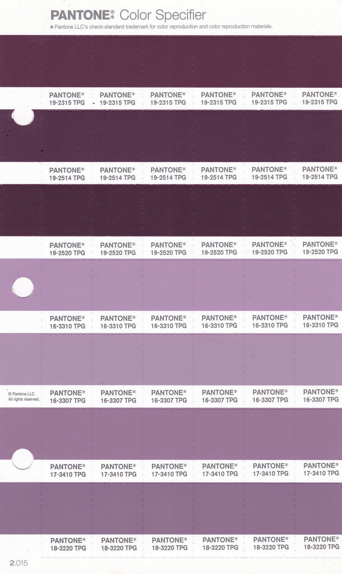 PANTONE 19-2520 TPG Potent Purple Replacement Page (Fashion, Home ...