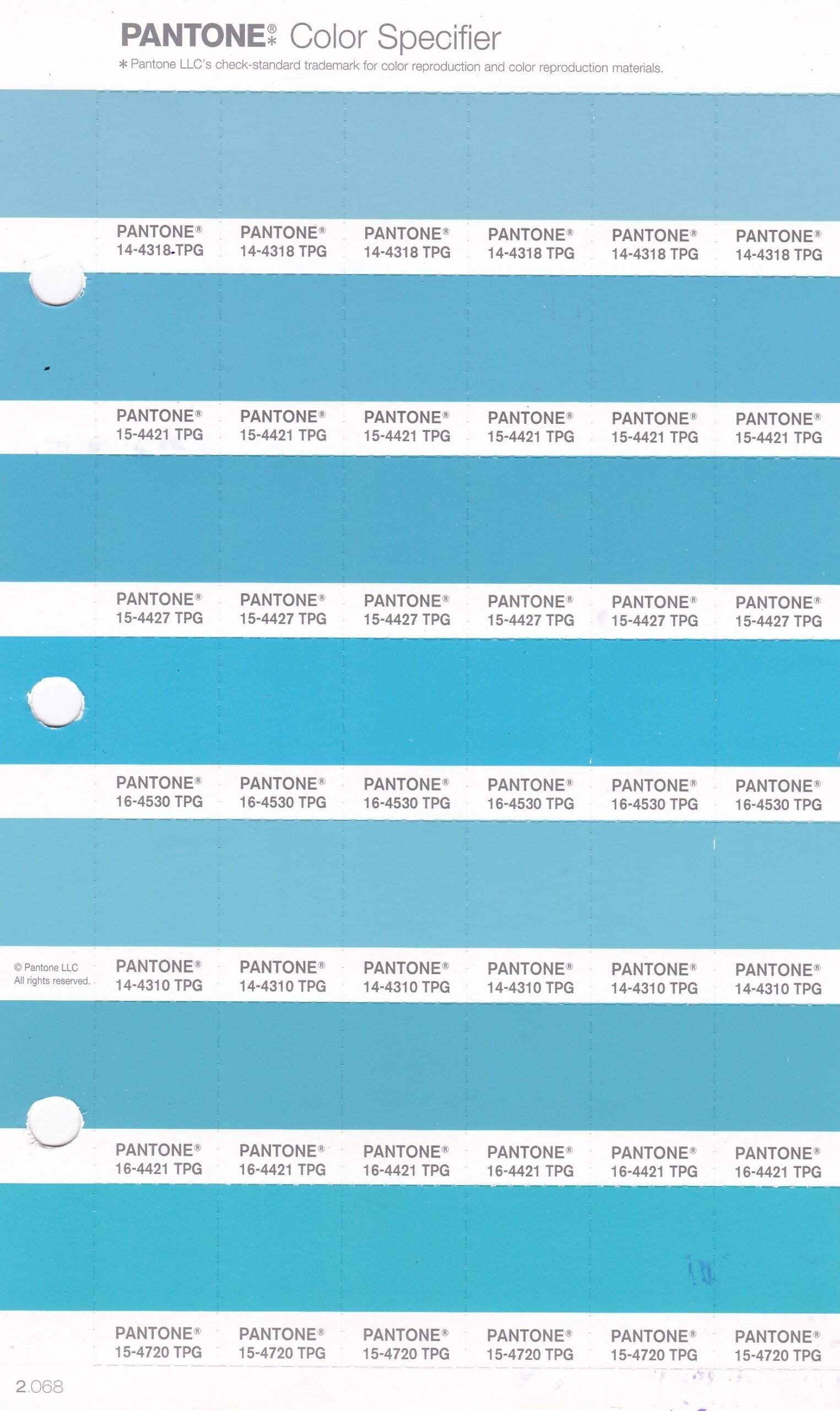 pantone light blue hex code