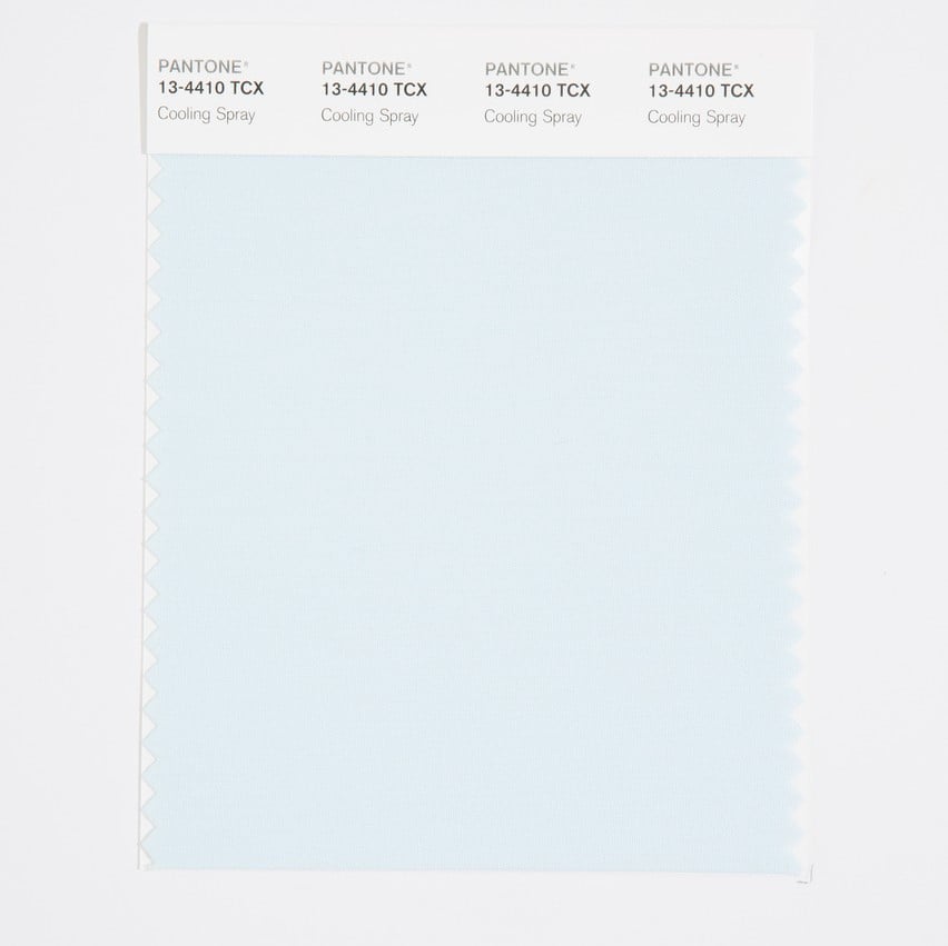 Pantone 13-4410 TCX Swatch Card Cooling Spray – Design Info